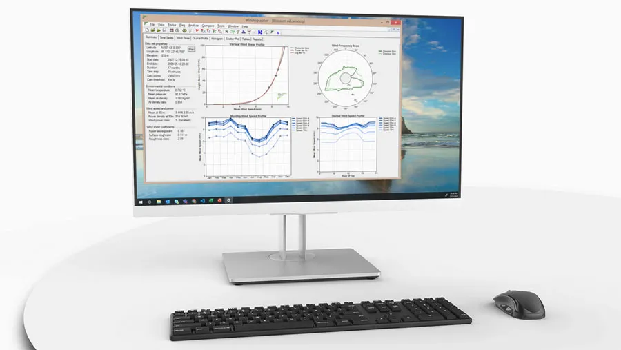 Windographer测风数据评估软件 - windographer软件测风数据分析软件风资源评估软件手机测风速软件风电测风软件风功率预测 ...